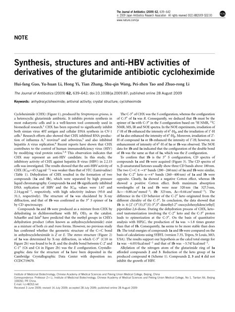 Pdf Cheminform Abstract Synthesis Structures And Anti Hbv Activities Of Derivatives Of The