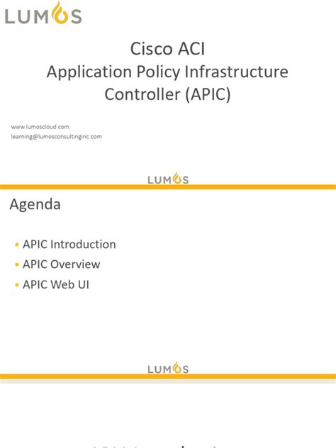 M03 Application Policy Infrastructure Controller Pdf Scalability Command Line Interface