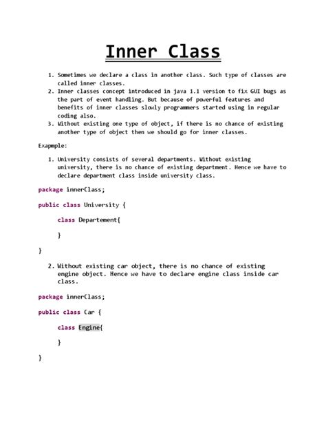 Inner Class By Durga Sir Pdf Inner Class By Durga Sir Pdf