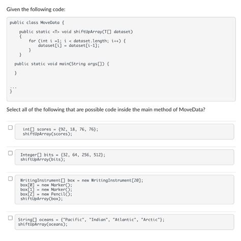 solved given the following code public class movedata {