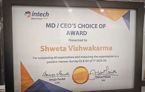Intechsystems Shweta Vishwakarma 93 Comments