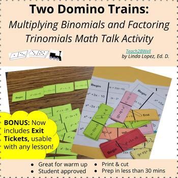 Trinomial BUNDLE Multiplying Binomials And Factoring Trinomials By Teach2BWell