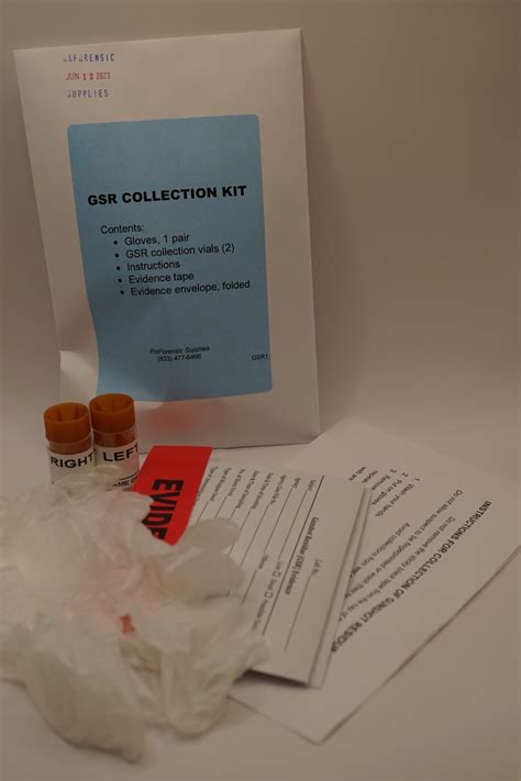Gsr Gunshot Residue Kit Pro Forensic Supplies