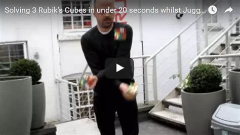 Rubiks Cube Juggling