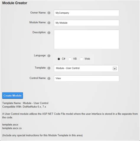 About The Module Creator