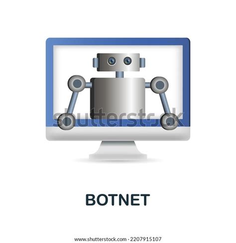 Botnet Icon 3d Illustration Cybercrime Collection Stock Vector Royalty Free 2207915107