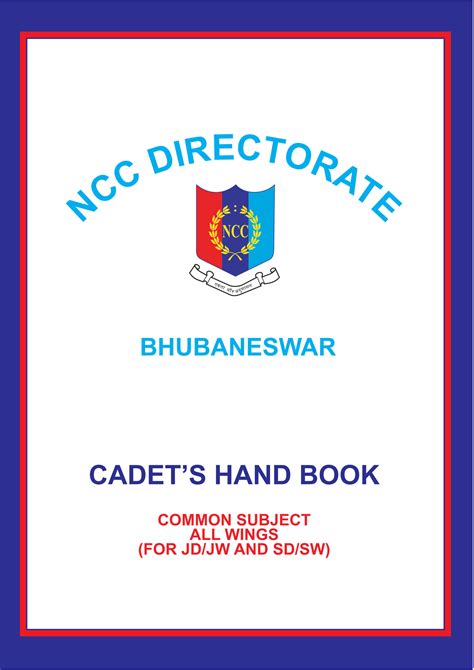SOLUTION Ncc Cadethandbook Studypool