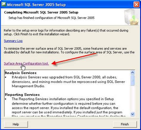 Using Surface Area Configuration To Lock Down SQL Server