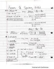 CALC II PRACTICE Pdf Course Hero