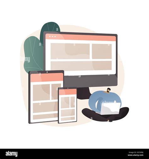 Responsive Web Design Abstract Concept Vector Illustration Stock Vector Image And Art Alamy
