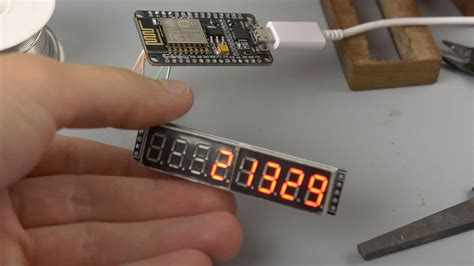 Youtube Subscriber Counter On Esp8266 And Max7219 5 Steps With