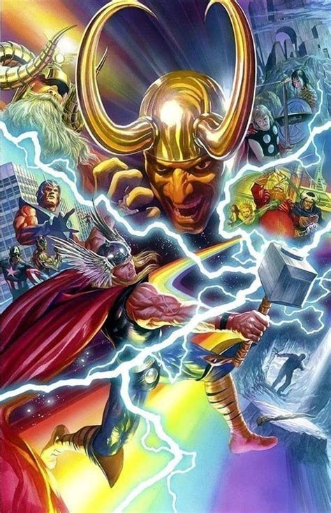 Doctor Strange Cover Art Alex Ross Thanos Alex Ross Loki Alex Ross