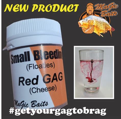 Magic Baits Floaties Bleeding Small Gag Red Cheese Die Visvang Winkel