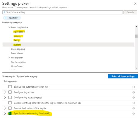 Increase Maxsize Of Windows Event Log File With Intune Mdm Tech Space