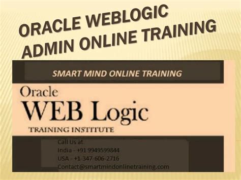Ppt The Best Online Oracle Weblogic Admin Training In India Usa Uk Powerpoint Presentation