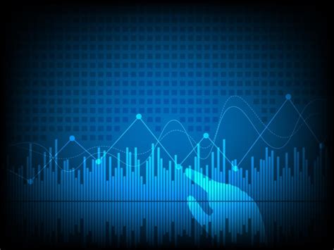 Premium Vector Technology Data Analysis Concept Graph Candle Stick