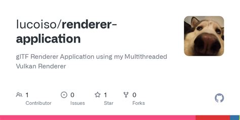 Github Lucoisorenderer Application Gltf Renderer Application Using My Multithreaded Vulkan