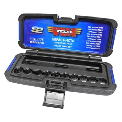 VIM Tools IMPACT HCT Drive Torx Impact Bit Socket Set Pieces TOOLSiD Com