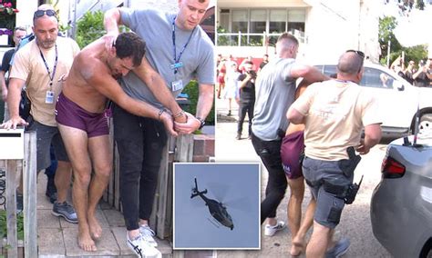 Bondi Dramatic Moment Alleged Sex Offender Is Arrested In His