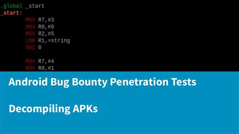 A Complete Guide To Android Bug Bounty Penetration Testing Decompiling Apks Youtube