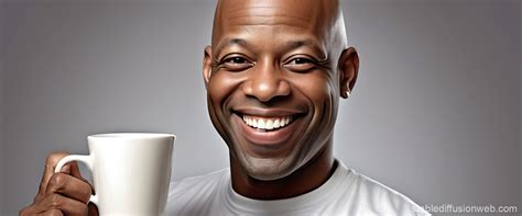 Hyper Realistic Caricature Of A Bald Black Man Stable Diffusion Online