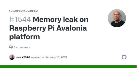 memory leak on raspberry pi avalonia platform · issue 1544 · scottplot scottplot · github