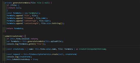 File Management API File Is Null When Sending Request From Angular 5731 Support ABP IO