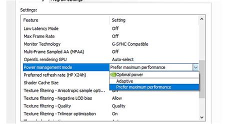 Power Management Prefer Maximum Performance Album On Imgur