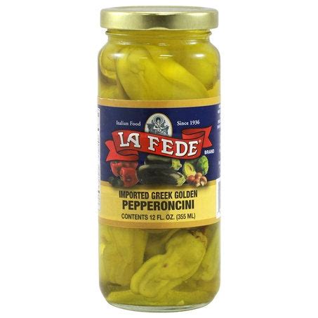 La Fede Pepperoncini Peppers 12 Oz Jar Shopbestfoods