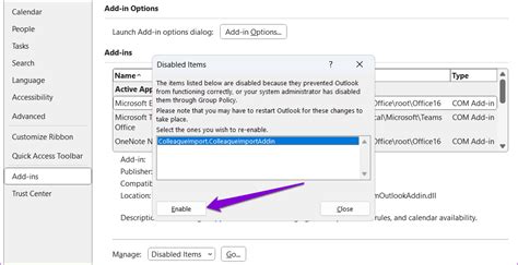 4 Fixes For Outlook Add In Missing Or Not Working On Windows Guiding Tech