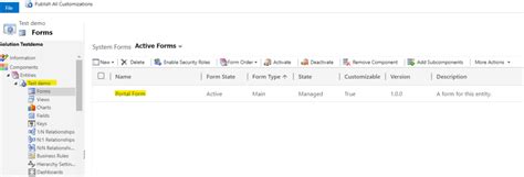 How To Create Entity Forms And Web Page For Power Apps Portals In Dynamics 365 Crmonce