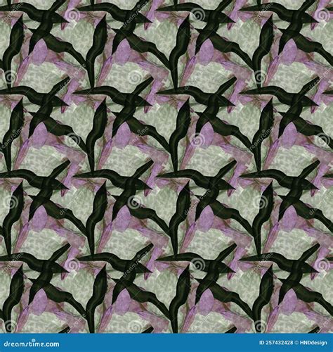 Repeated Pattern With Watercolor Shapes Design Suitable For Digital