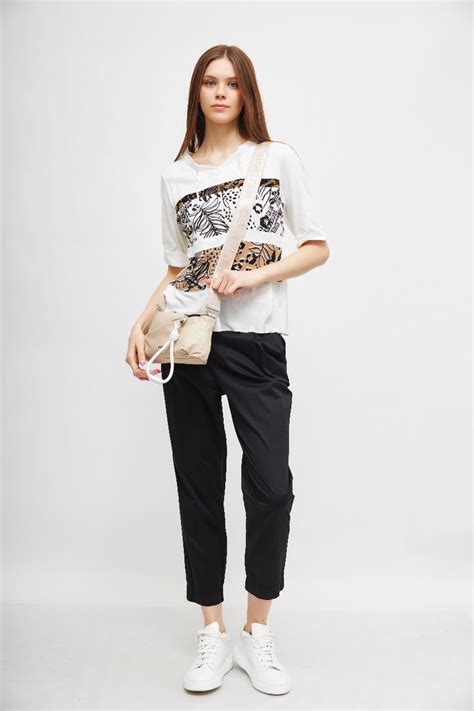 Marc Cain Sports Брюки из поплина со спортивными деталями купить по выгодной цене Корона