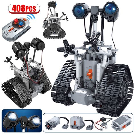 City Creative Rc Electric Technical Robot Model Building Block Moc