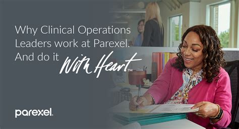 Why Clinical Operations Leaders Clinical Trial Manager Work At Parexel