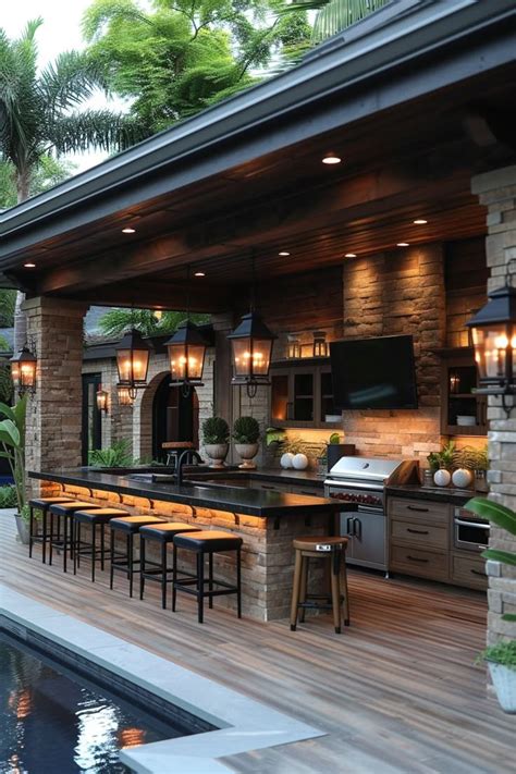 Accent Your Alfresco Kitchen With Stunning Outdoor Lighting Fixtures