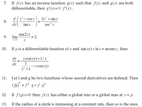 Solved In Each Problem Below Answer TRUE If The Statement Is Chegg