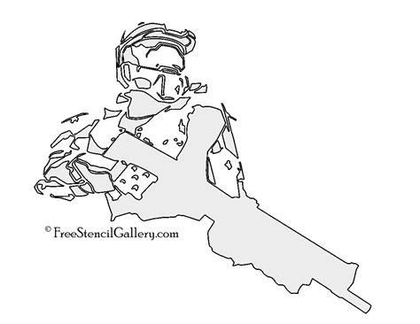 Halo Pumpkin Stencil Perfect Halloween Craft Tool For 2024