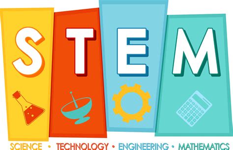 Stem Education Logo Banner On White Background 2698142 Vector Art At