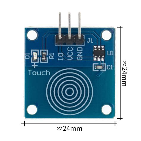 5pcs ttp223 touch key switch module touching button self locking no