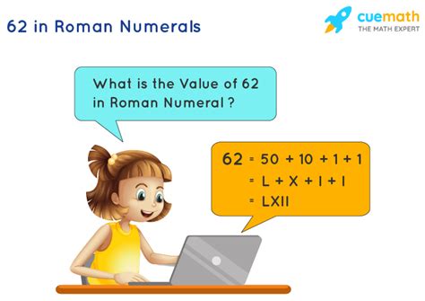 62 In Roman Numerals How To Write 62 In Roman Numerals