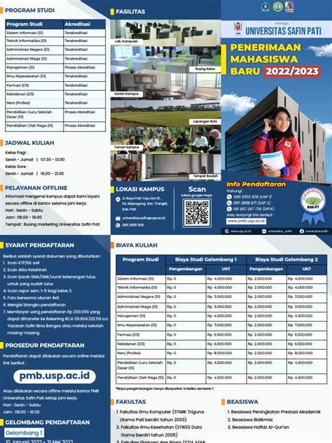 Brosur Pmb Universitas Safin Pati 2022 13 Jan Pdf
