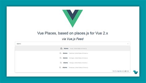 Turn Any Input Into An Address Autocomplete With Vue Places Vue Js Feed