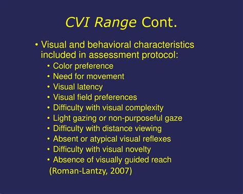 Cvi Range Assessment Form Cvi Scotland Resources