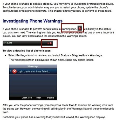 How To Clear Polycom Vvx Phone Warning Onsip Support