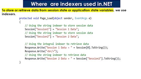 How And Where Are Indexers In C Sharp Arabic 63