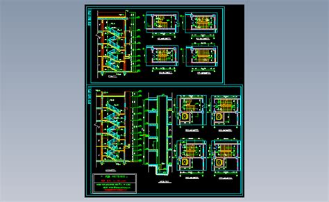 楼梯大样图纸 Autocad 模型图纸下载 懒石网