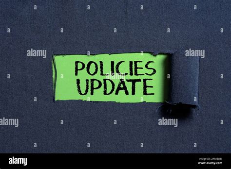 writing displaying text policies update word written on act of adding