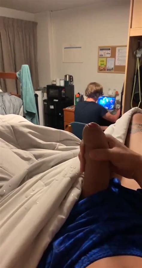 Cumming Behind His Gamer Mate Thisvid Com