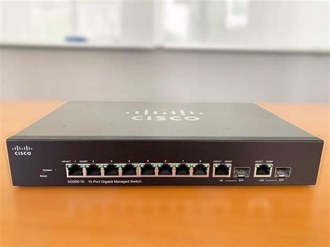 Cisco SG300 10SFP 10 Port Gigabit Managed SFP Switch Computers Tech Office Business